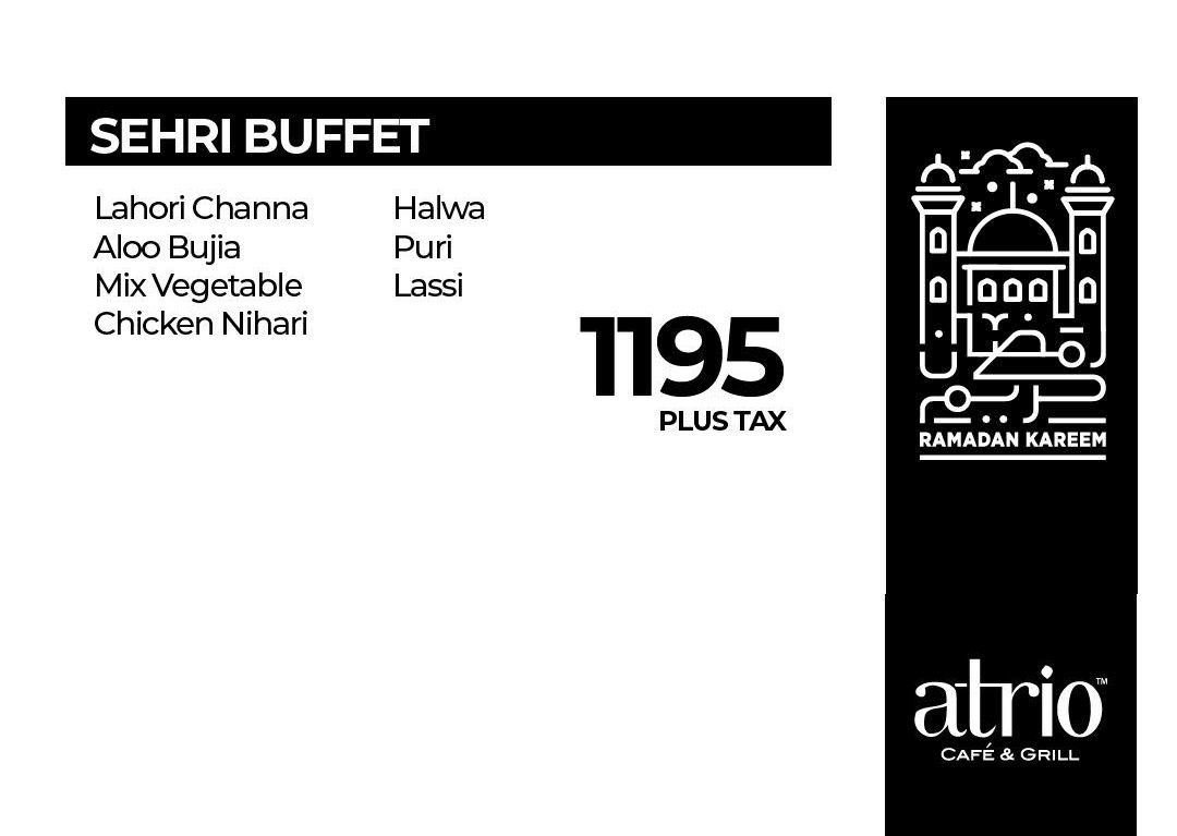 Best Sehri Buffet in Islamabad | Sehri Places in Islamabad